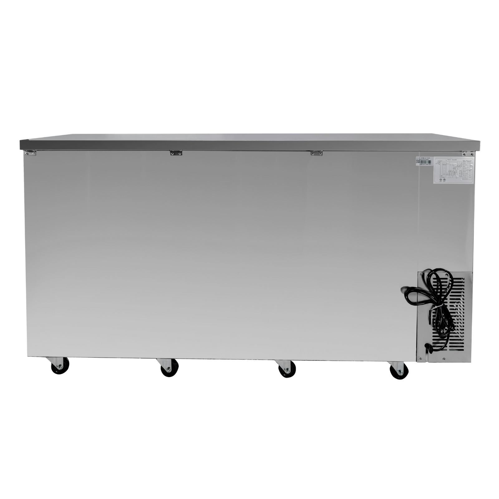 SABA SBB-24-72GSS - 24" Depth 72" Three Glass Door Commercial Back Bar