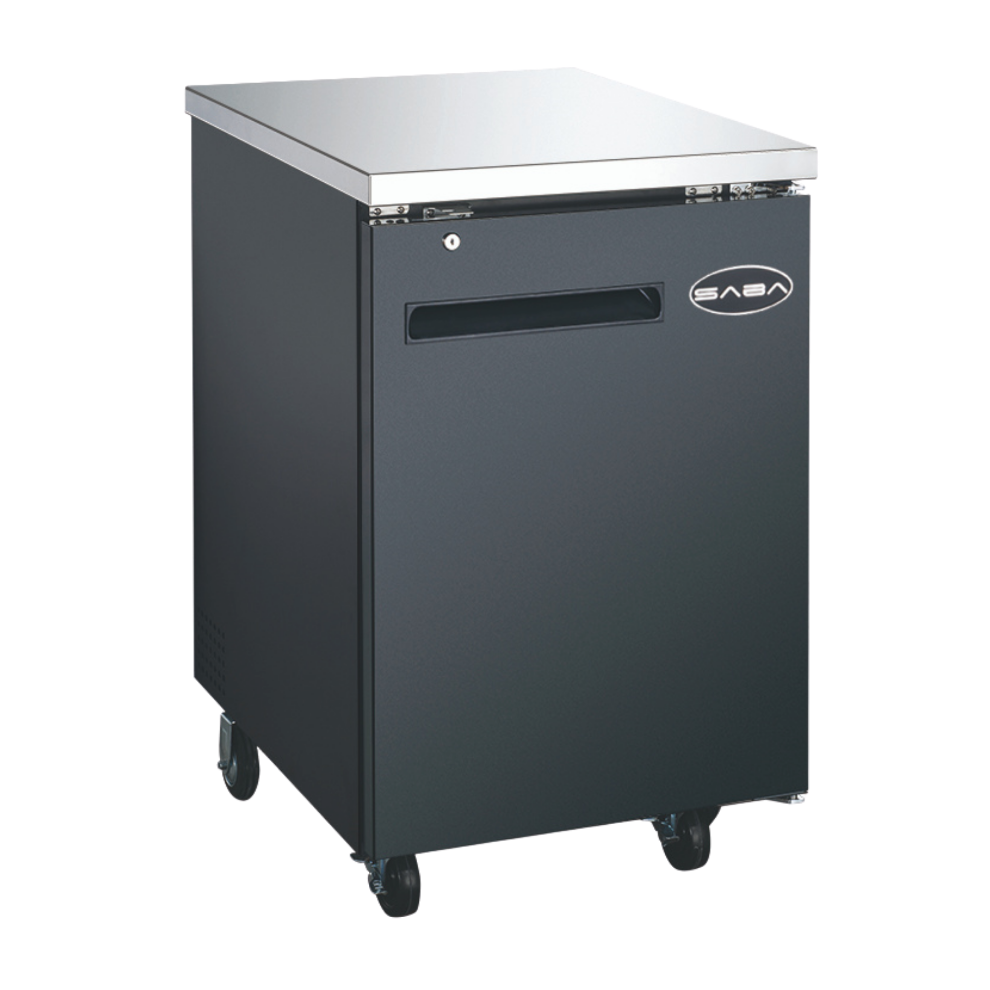 SABA SBB-27-23B - 27" Depth 23" One Door Commercial Back Bar Cooler (B